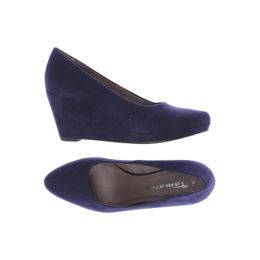 Tamaris Damen Pumps, blau, Gr. 38