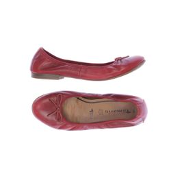 Tamaris Damen Ballerinas, rot, Gr. 39