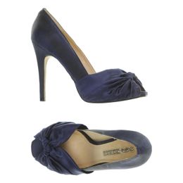 Buffalo London Damen Pumps, blau, Gr. 38