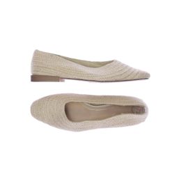 Zara Damen Ballerinas, beige, Gr. 38