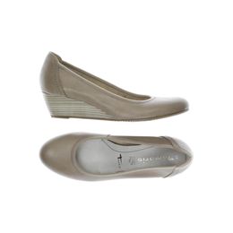 Tamaris Damen Pumps, beige, Gr. 39