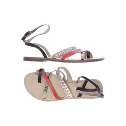 San Marina Damen Sandale, beige, Gr. 38