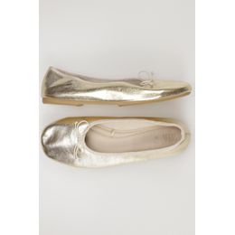 Zara Damen Ballerinas, gold, Gr. 36