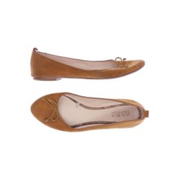 Zara Damen Ballerinas, braun, Gr. 36