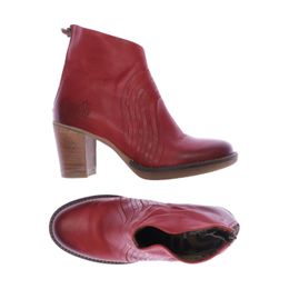 Fly London Damen Stiefelette, rot, Gr. 37