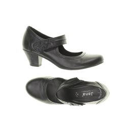 Jana Damen Pumps, schwarz, Gr. 7