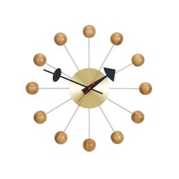 Vitra - Ball Clock Wanduhr, Kirschbaumholz