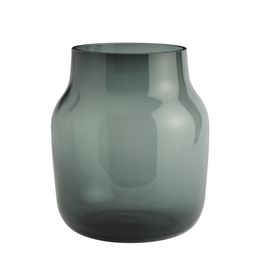 muuto - Silent Vase, Ø 20 cm, dunkelgrün