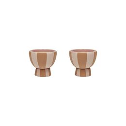 Oyoy - Toppu Eierbecher, caramel / rose (2er-Set)