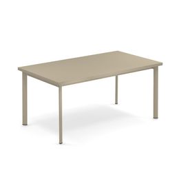 Emu - Star Tisch H 75 cm, 160 x 90 cm, taupe