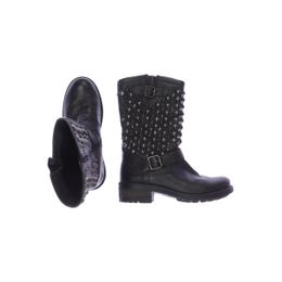 Lazamani Damen Stiefelette, schwarz, Gr. 36