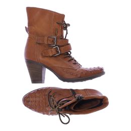 Mjus Damen Stiefelette, braun, Gr. 39