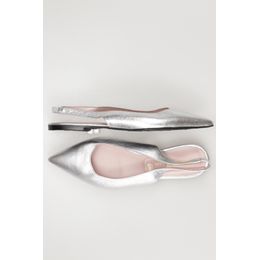 Pretty Ballerinas Damen Ballerinas, silber, Gr. 37.5