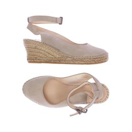 Fred de la Bretoniere Damen Sandale, beige, Gr. 38