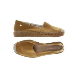 Fred de la Bretoniere Damen Halbschuh, beige, Gr. 35