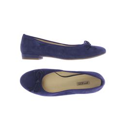 Paul Green Damen Ballerinas, blau, Gr. 6.5