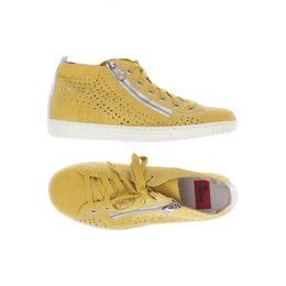 Rieker Damen Sneakers, gelb, Gr. 37