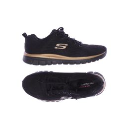 Skechers Damen Sneakers, schwarz, Gr. 37.5