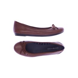 Tommy Hilfiger Damen Ballerinas, braun, Gr. 39