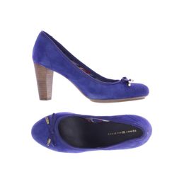 Tommy Hilfiger Damen Pumps, blau, Gr. 37