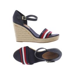 Tommy Hilfiger Damen Sandale, marineblau, Gr. 38