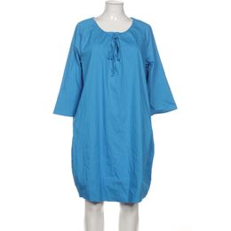 Selection by Ulla Popken Damen Kleid, blau, Gr. 46