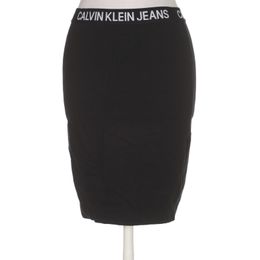 Calvin Klein Jeans Damen Rock, schwarz, Gr. 34