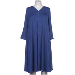 hessnatur Damen Kleid, blau, Gr. 44