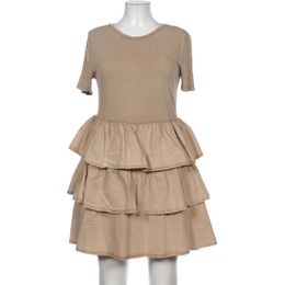 Zara Damen Kleid, beige, Gr. 42