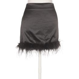 Bershka Damen Rock, schwarz, Gr. 36