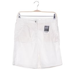 Tom Tailor Damen Shorts, weiß, Gr. 40