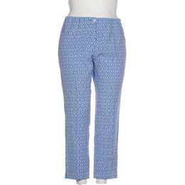 Selection by Ulla Popken Damen Stoffhose, blau, Gr. 44