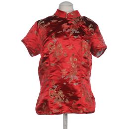 Hallhuber Damen Bluse, rot, Gr. 36