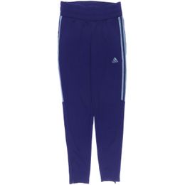 Adidas Damen Stoffhose, blau, Gr. 0