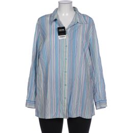 Ulla Popken Damen Bluse, blau, Gr. 50