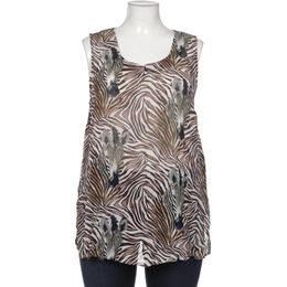 Selection by Ulla Popken Damen Bluse, braun, Gr. 46