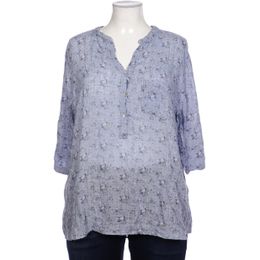 Ulla Popken Damen Bluse, blau, Gr. 48