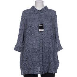 Ulla Popken Damen Bluse, blau, Gr. 50