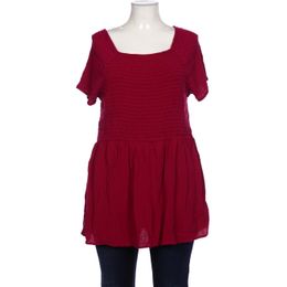 Ulla Popken Damen Bluse, bordeaux, Gr. 42