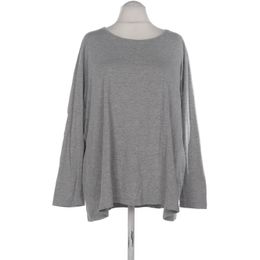 Ulla Popken Damen Langarmshirt, grau, Gr. 54