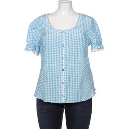 sheego Damen Bluse, blau, Gr. 46