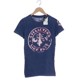 Affliction Damen T-Shirt, marineblau, Gr. 38