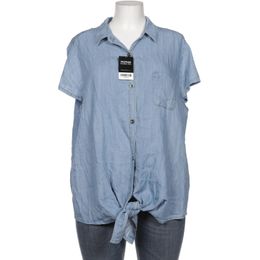 Ulla Popken Damen Bluse, blau, Gr. 46