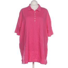 Ulla Popken Damen Poloshirt, pink, Gr. 54