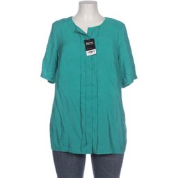 Ulla Popken Damen Bluse, türkis, Gr. 42