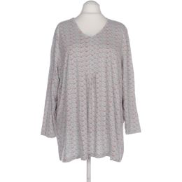 Ulla Popken Damen Langarmshirt, türkis, Gr. 54