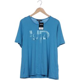 Ulla Popken Damen T-Shirt, blau, Gr. 42