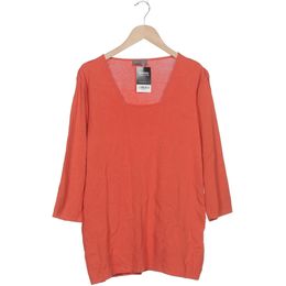 Selection by Ulla Popken Damen Pullover, orange, Gr. 44