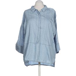 Ulla Popken Damen Bluse, blau, Gr. 46