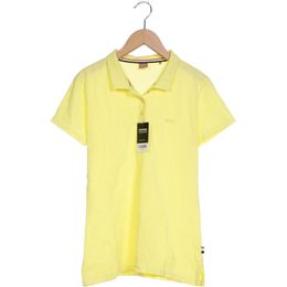 BOSS by Hugo BOSS Damen Poloshirt, gelb, Gr. 38